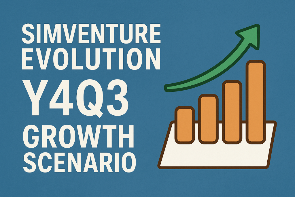 Simventure Evolution Y4Q3 growth Scenario
