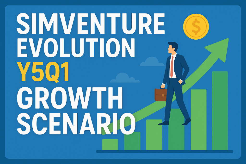 Simventure Evolution Y5Q1 growth Scenario