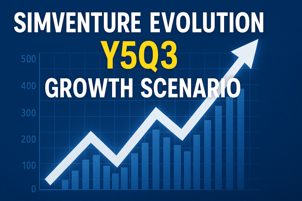 Simventure Evolution Y5Q3 growth Scenario